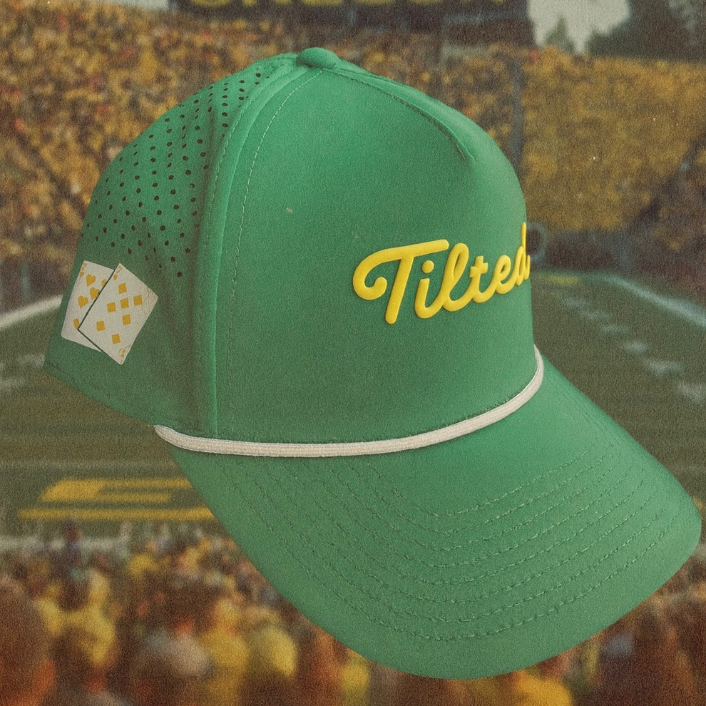 TILTED COLLEGE GOLF HATS – Wolfgang Poker